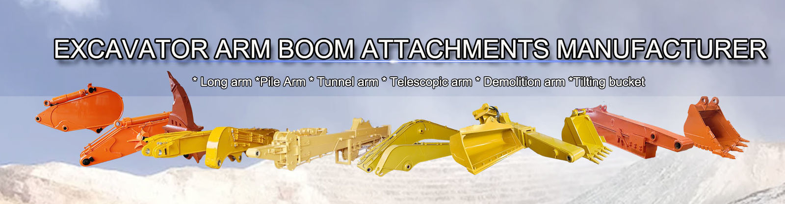 Quality Excavator Long Reach Boom & Excavator Telescopic Boom factory ...