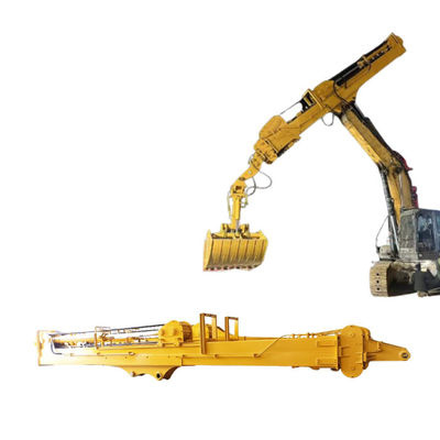 1.5m3 Bucket Capacity Telescopic Dipper Arm 3 Section Excavator Long Arm