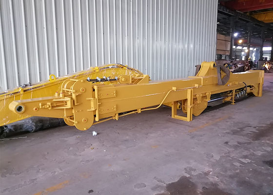 Three Sections Digger Telescopic Arm BS900E Welding Dipper Arm On Excavator