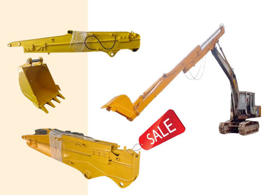 Long Reach Telescopic Excavator Arm For Cat Hitachi Komatsu Sany