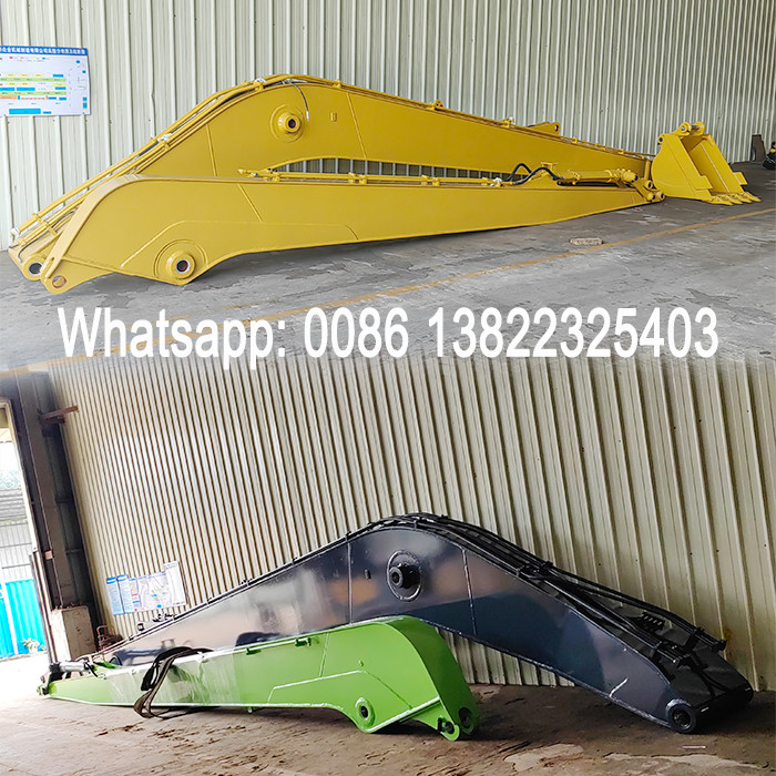 20 Ton Long Reach Excavator Extended Boom For Digging Sand Soil Silt
