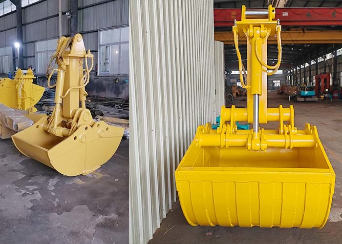Telescopic Excavator Telescopic 25m 30m 32m With Clamshell Bucket for ...