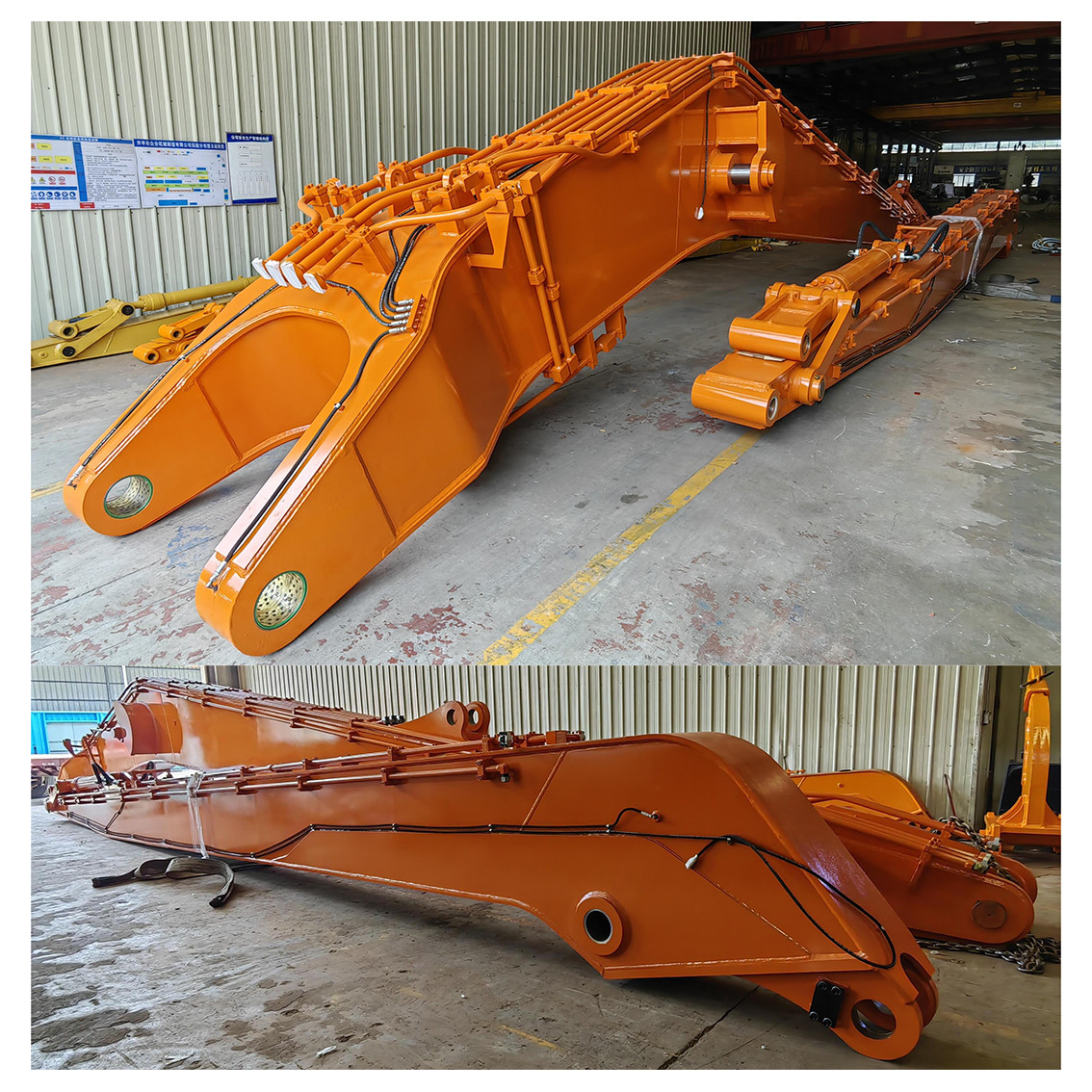 Custom Excavator Long Reach Boom Extension Arm for ZX1200 High Reach ...