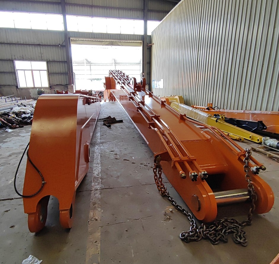 Custom Excavator Long Reach Boom Extension Arm for ZX1200 High Reach ...