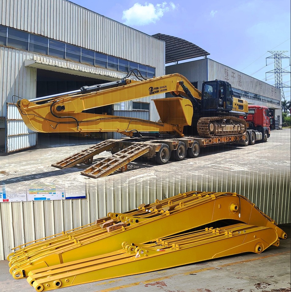OEM Custom Length Long Reach Boom Arm for Excavators Demolition Work