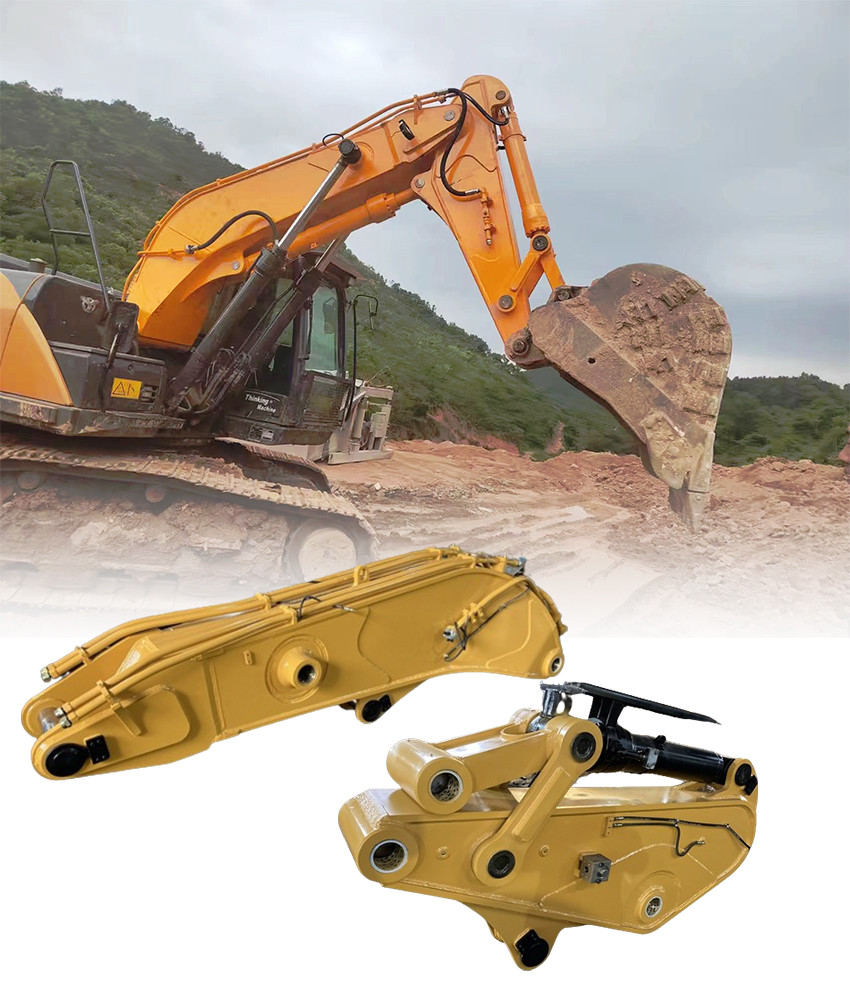 Mini Excavator Tunnel Short Boom Arm Adjustable Digger Attachment For ...
