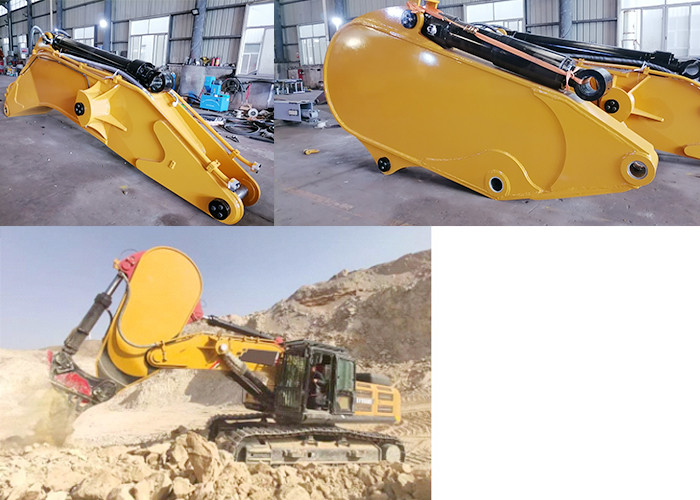 High Efficient Excavator Rock Boom And Arm With Ripper For Cat Hitachi ...