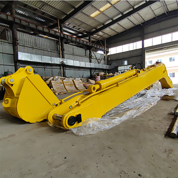 Excavator Long Reach Boom Heavy Duty Excavator Arm For Extended Reach ...