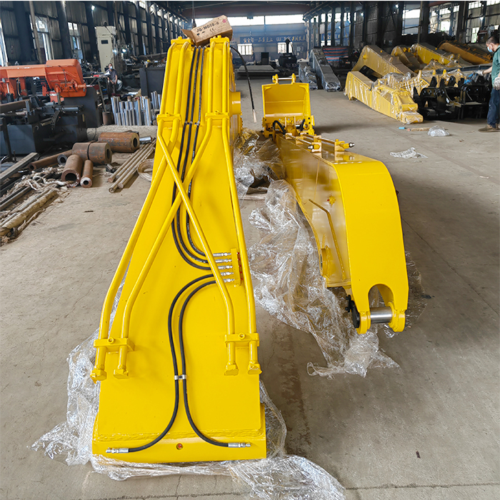 Excavator Long Reach Boom Heavy Duty Excavator Arm For Extended Reach ...